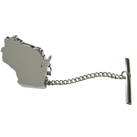 Kiola Designs | Accessories | Wisconsin State Map Shape Tie Tack | Poshmark